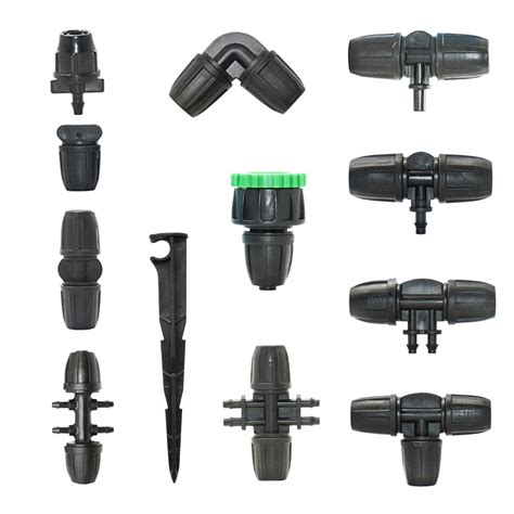 정원 관개 호스 커넥터 811 47 3mm 5mm 호스 감속기 조인트 티 엘보 엔드 플러그 드립 관개 시스템 피팅 3