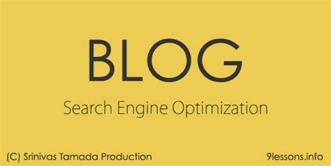 seo for blogging