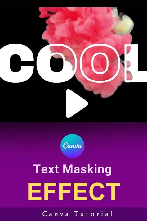 Create Text Masking Video In Canva Text Mask Create Text Canva Tutorial