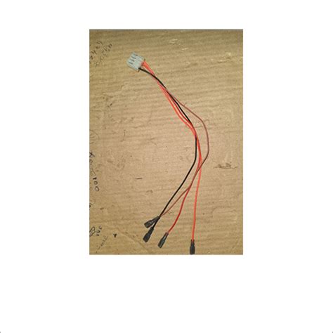 4 Pin Cpu Connector Wire Pvc Material 24v Voltage Multicolor Design Versatile 4 Pin