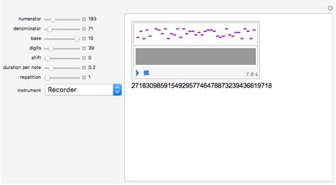 Music From The Rationals Wolfram Demonstrations Project