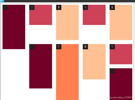 纯css实现瀑布流布局css瀑布布局 Csdn博客