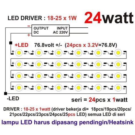 Jual Led Driver Casing Plastik W Watt Ma B Diskon Shopee Indonesia