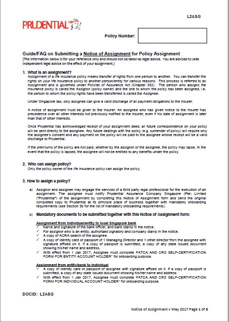 Absolute Assignment Forms Reps Holdings Pte Ltd Sg No 1 Since 2010