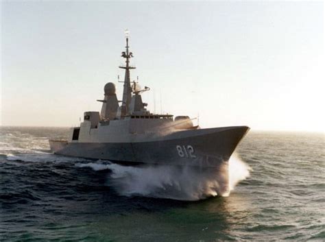 Hms Al Riyadh 812 Naval Warship With Helicopter Handling System