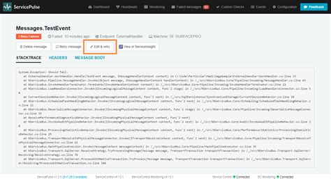 Fixing Malformed Messages • Servicepulse • Particular Docs
