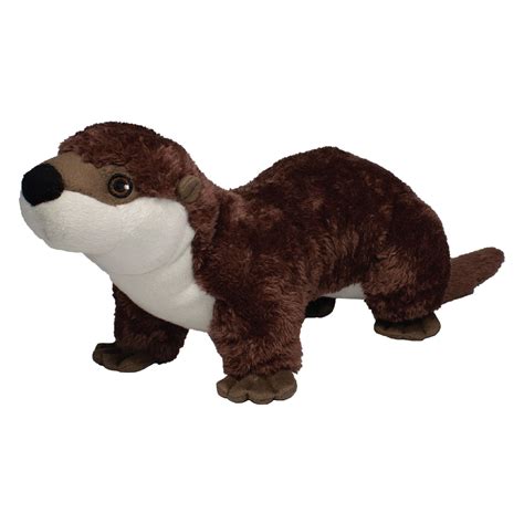 Ecobuddiez Otter By Deluxebase 45cm Soft Plush Toy Made From Recycled