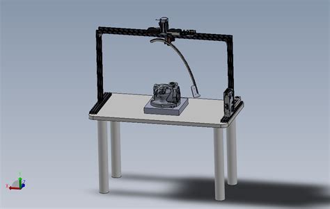 3d扫描仪模型 SOLIDWORKS 2020 模型图纸下载 懒石网