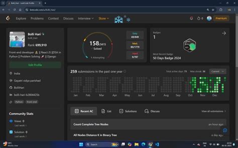 Bolli Hari On Linkedin Dsa Codingjourney Striversa2zcourse Leetcode Learningeveryday