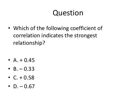 Measuring Relationships