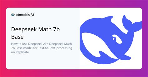 Deepseek Math 7b Base By Deepseek Ai Ai Model Details