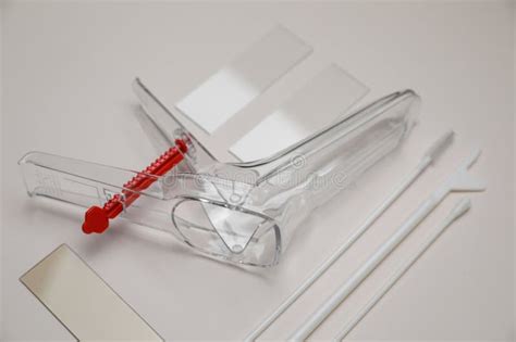 Sterile Gynecological Examination Kit on Beige Background Stock Photo ...