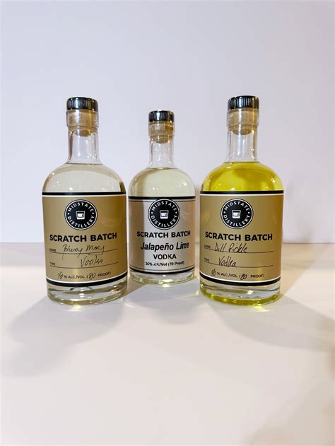 Scratch Batch Vodka Midstate Distillery