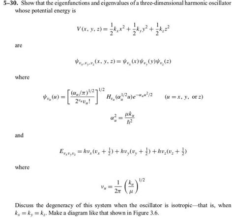 solved 5 30 show that the eigenfunctions and eigenvalues of