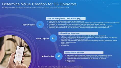 5g Technology Enabling Determine Value Creation For 5g Operators Presentation Graphics