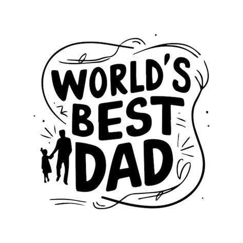 Feliz Dia Dos Pais Tipografia Design De T Shirt Template Vetor Premium