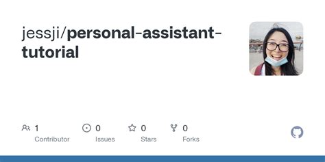 GitHub Jessji Personal Assistant Tutorial