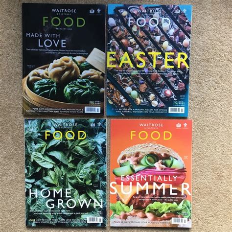 Waitrose Food Magazines Aug Sep Oct Nov Recipes 2022 Chocolate Cake Bbq