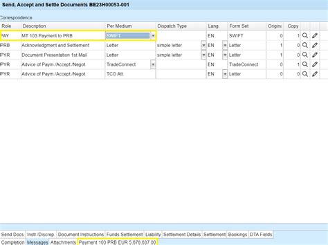 Mt202 Cover Message Suppression When Mt103 Message Is Present Doka Saas Help And Support