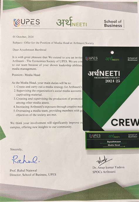 Thrilled To Announce My Appointment As The Media Head For Arthneeti Excited To Lead Our