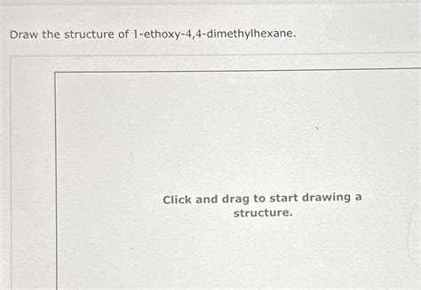 Solved Draw The Structure Of
