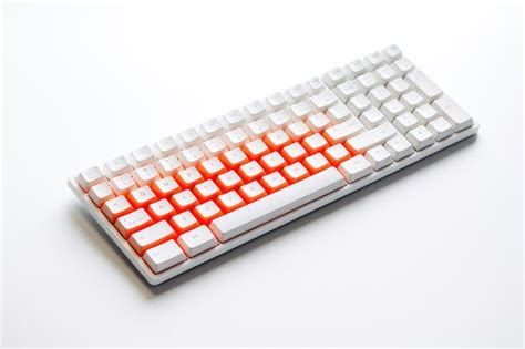 Premium Photo Modern Keyboard Isolated On White Background