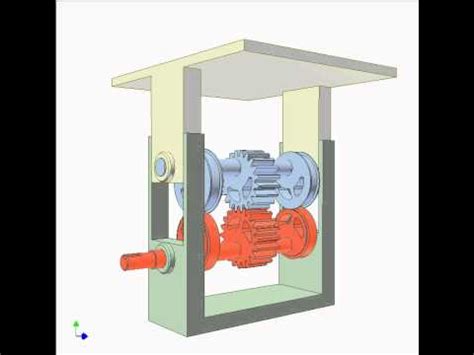 Rotation to translation mechanism 2 - YouTube