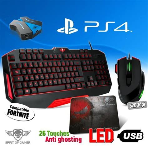 M Nagerie Pathologique Esclave Pack Clavier Souris Pour Ps Aubergine