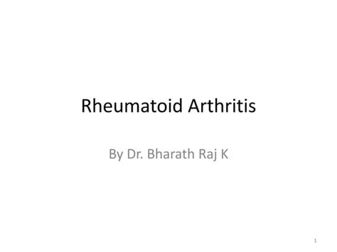 Rheumatoid Arthritis Pathology Cf And Diagnosis And Mxppt
