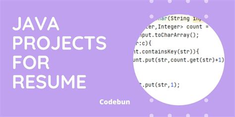 Java Projects For Resume Codebun