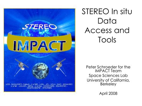 Ppt Stereo In Situ Data Access And Tools Powerpoint Presentation