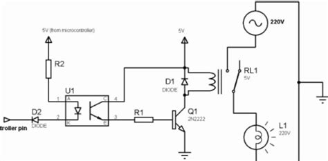 Part Of A Module Driving A Single Relay Pin Download Scientific Diagram