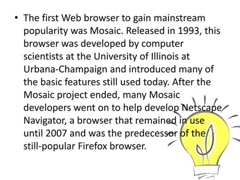 Web Browser And Search Engine PPTX Browsers Computer Software And Applications