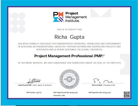 Richa Gupta Pmp Csm On Linkedin Pmp Projectmanagement Certification Gratitude