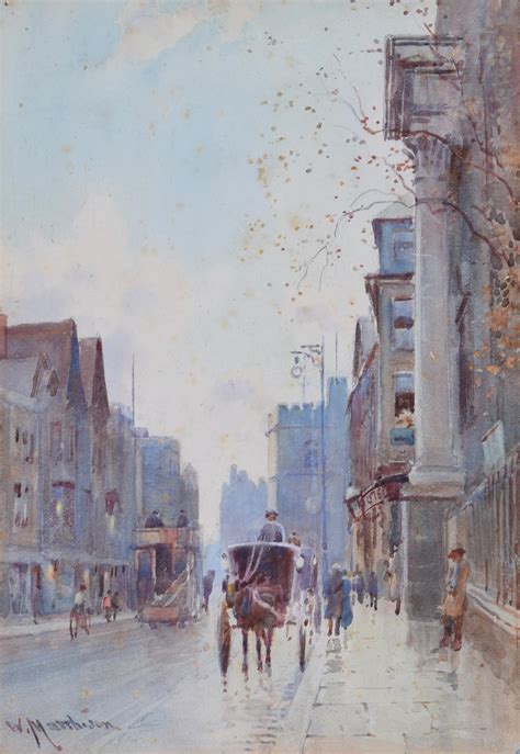 William Matthison William Matthison Christ Church Oxford Watercolour Of College Staircase For