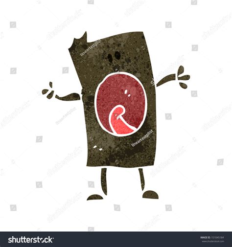 Retro Cartoon Block Head Boy Stock Vector Royalty Free 151045184