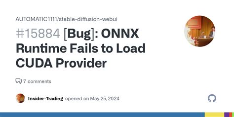Bug Onnx Runtime Fails To Load Cuda Provider · Issue 15884