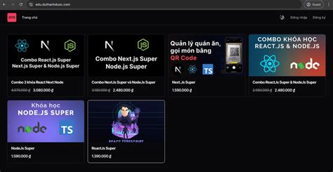 Khóa Học Reactjs Super Dự án Shopee Clone Typescript