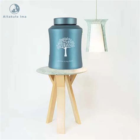 Tree Of Life Classy Adult Urns For Human Ashes Beautiful Blue Large Urn