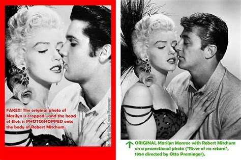 Elvis And Marilyn Monroe Kissing