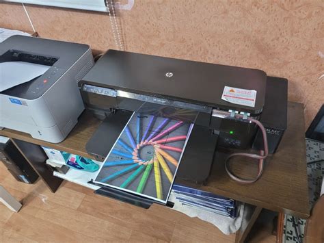 [김포시 무한잉크 출장수리] Hp Officejet Pro 7110 프린터 A3 무한잉크 카트리지 교체 및 잉크 보충