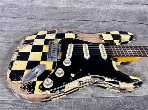 2024 Custom Build Stratocaster Checkerboard Guitars Electric Solid