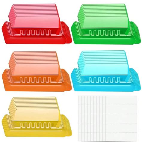 20pcs 10 10 Sets File Folder Tabs Green Hanging File Folder Tabs With Inserts For Hanging