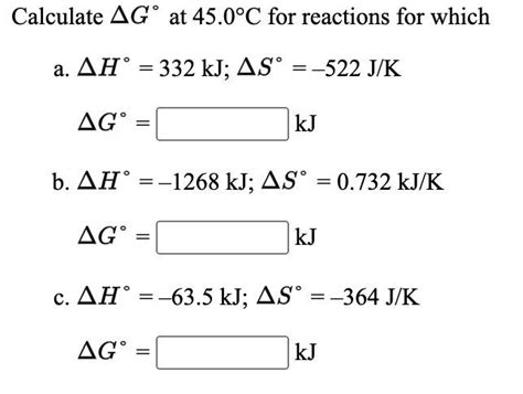 solved use the following tabulated thermodynamic data to