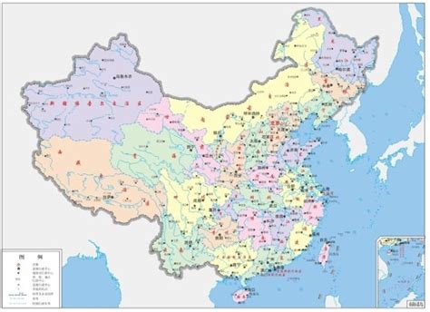 Map Of China Fourcolor Vector Vectors Graphic Art Designs In Editable Ai Eps Svg Cdr Format