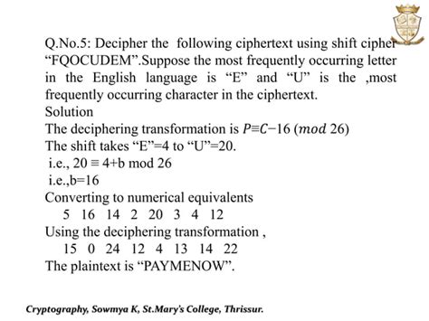 Mathematicscryptography Pptx