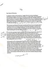 Written Business Memo Ice Fili Harvard Case B D S1 De A R In B O A R D O F D Ir E Ct O R S R