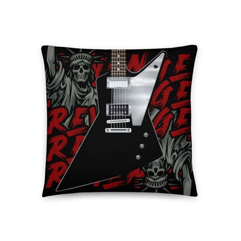 Bruce Kulick Guitar Nut Banana Guitar Pillow The