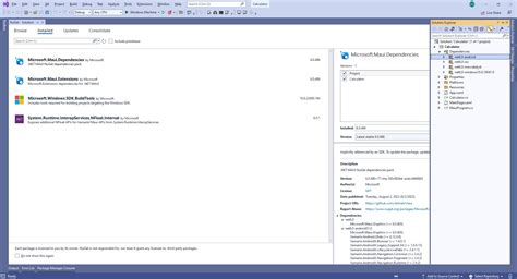 the maui dependencies are not restoring in solution · dotnet maui