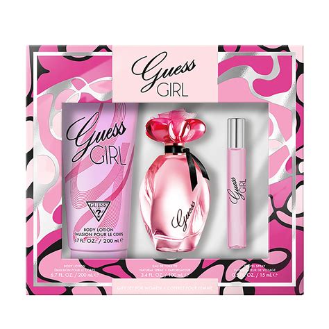 Guess Girl Eau De Toilette 3 Piece T Set Perfume